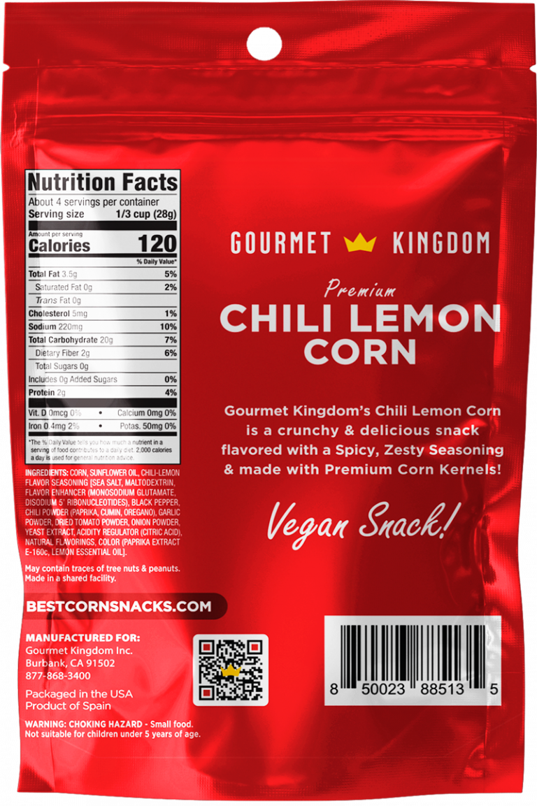 Chili Lemon Corn Snacks – Gourmet Kingdom Snacks