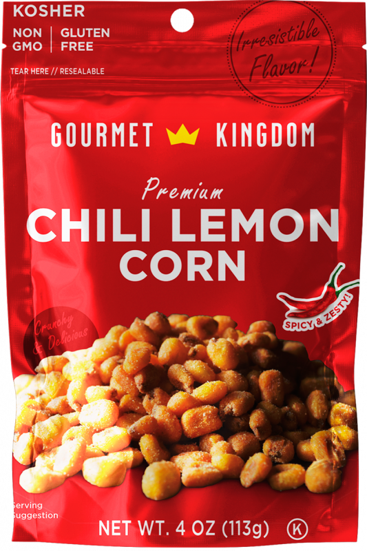 Chili Lemon Corn Snacks – Gourmet Kingdom Snacks