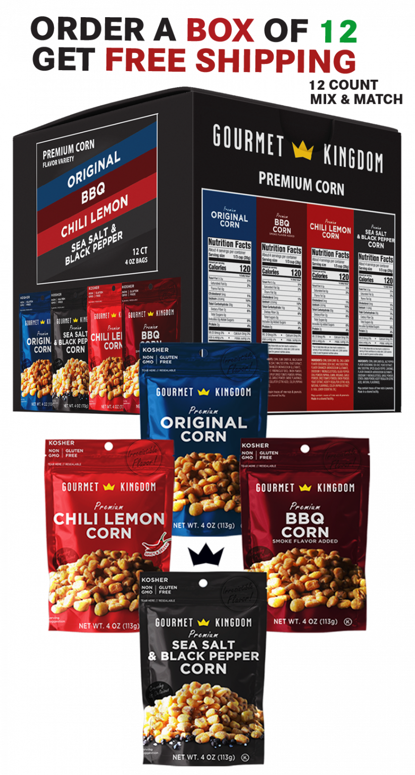 Mix n Match Corn Snacks – Gourmet Kingdom Snacks